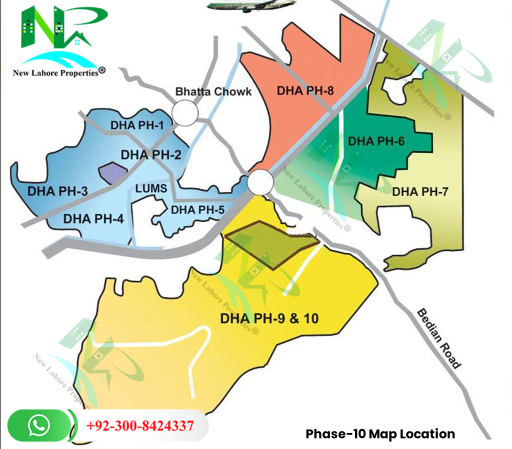 DHA Lahore phase 10 Location Map and file Price 03008424337 / DHA ...